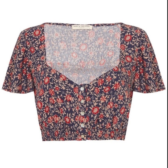 Spell | Tops | Spell Jasmine Cropped Top | Poshmark